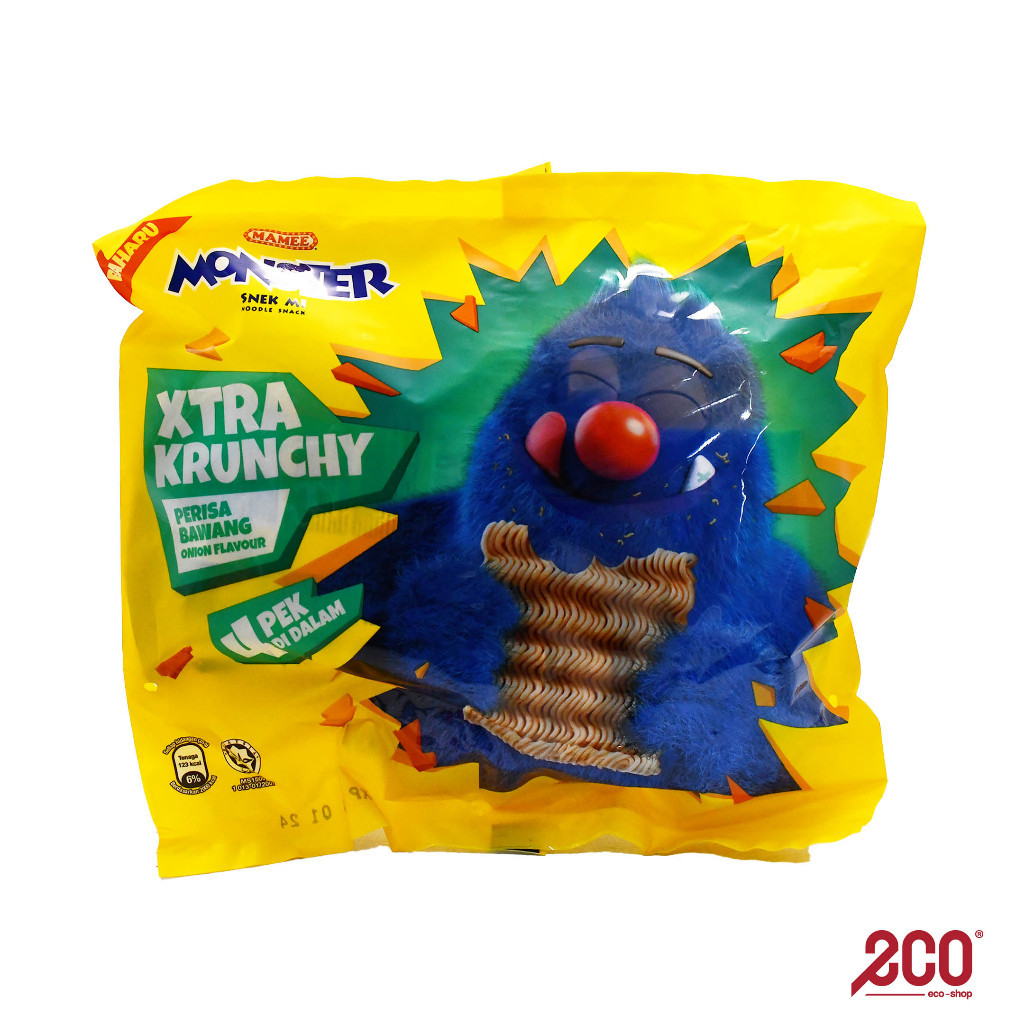 Mamee Monster Onion Flavour Snek Mi (4S x 25G) - AB-L007-T03-02 ...