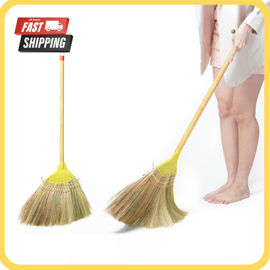 FREE SHIPPING Penyapu Jerami Buluh Penyapu Lantai Paddy Broom Straw ...
