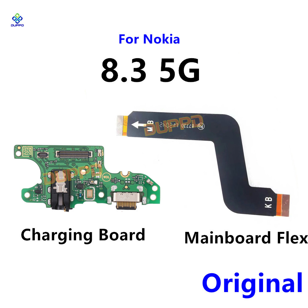 For Nokia 8.3 5G USB Type-C Charging Port Mic Sensor Antenna Earphone ...