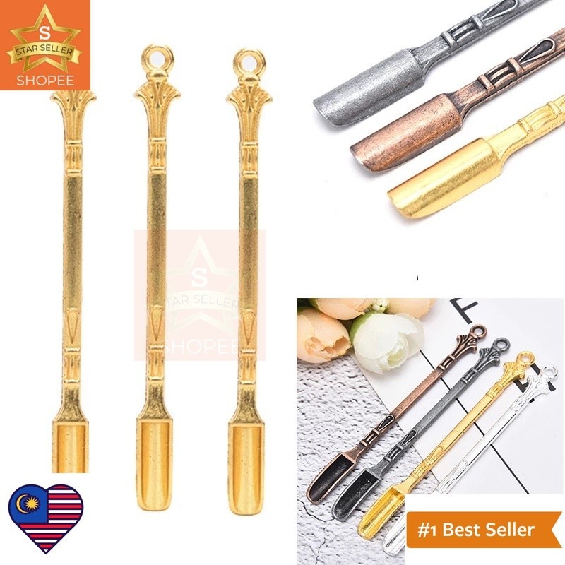 (MW)1PCS Stainless Steel Mini Scoop Gold Spoon Stir In Coffee / Tea ...
