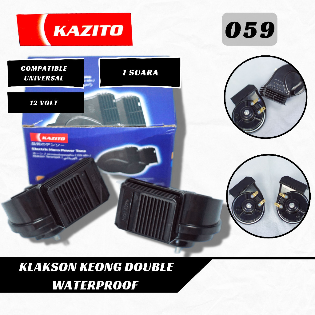 Double Conch Horn Waterproof Motorcycle Horn Double Conch Model ...