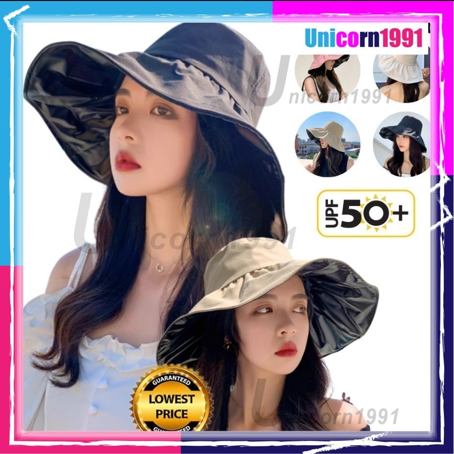Sun Proof Hat Women Sun Hats Topi Beach Hat Sun Protection Waterproof ...