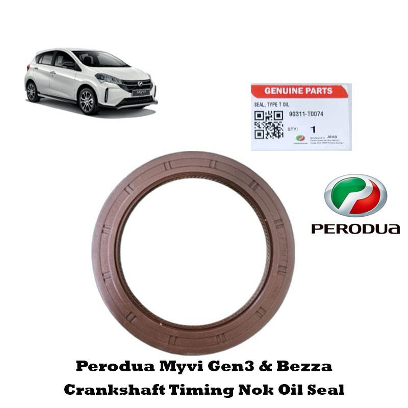 Perodua Myvi D20N and Bezza Crankshaft Timing Oil Seal 90311-T0074 ...