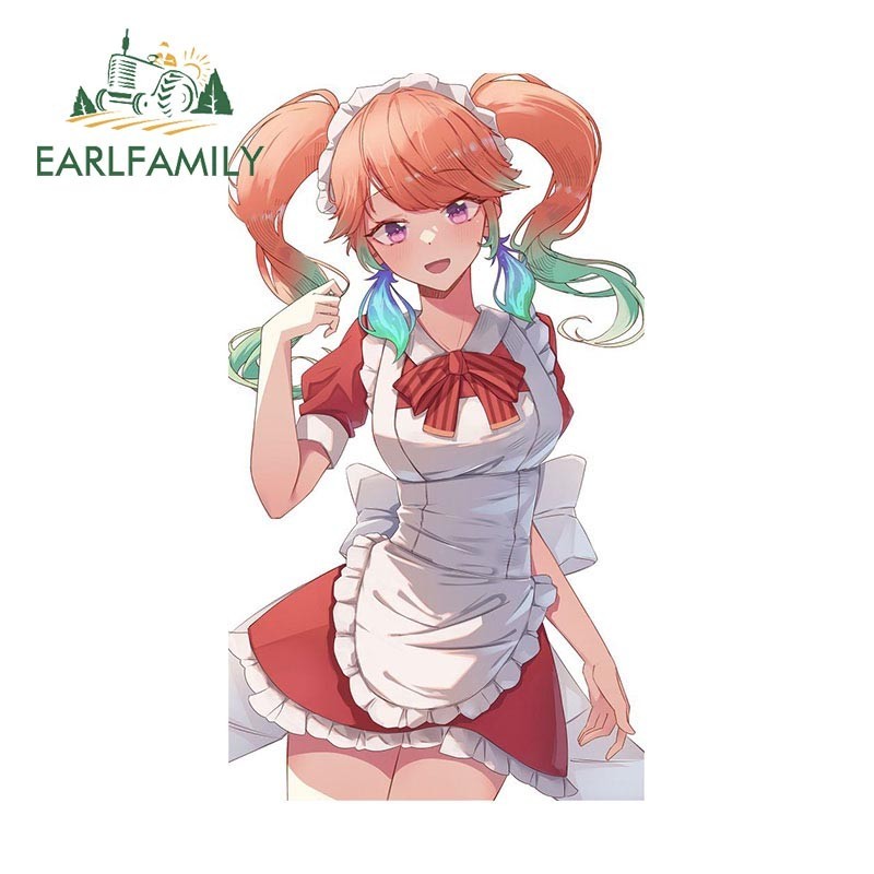 EARLFAMILY 13cm x 7.4cm Hololive Takanashi Kiara Car Sticker Campervan ...
