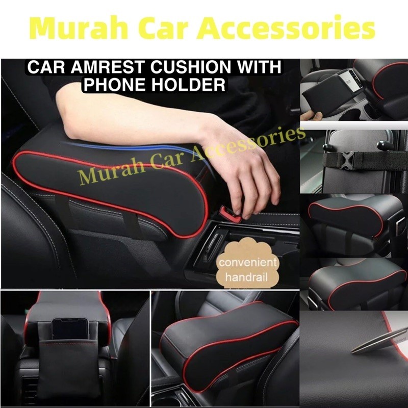 Car Arm Car Armrest Center Console Hand Pillow Pad Arm Rest Seat Box ...