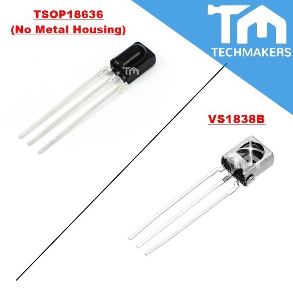 Universal IR Sensor Receiver VS1838B Infrared VS1838 VS 1838 38KHz ...