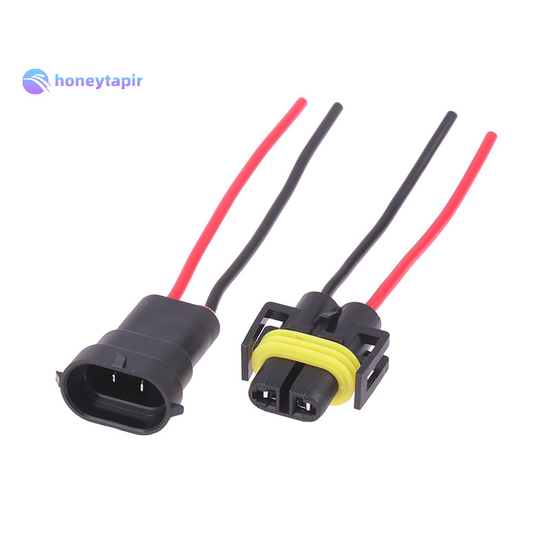 honeytapir Foglight Head Light Bulb Lamp 1/2PCS H8 H9 H11 Male To ...