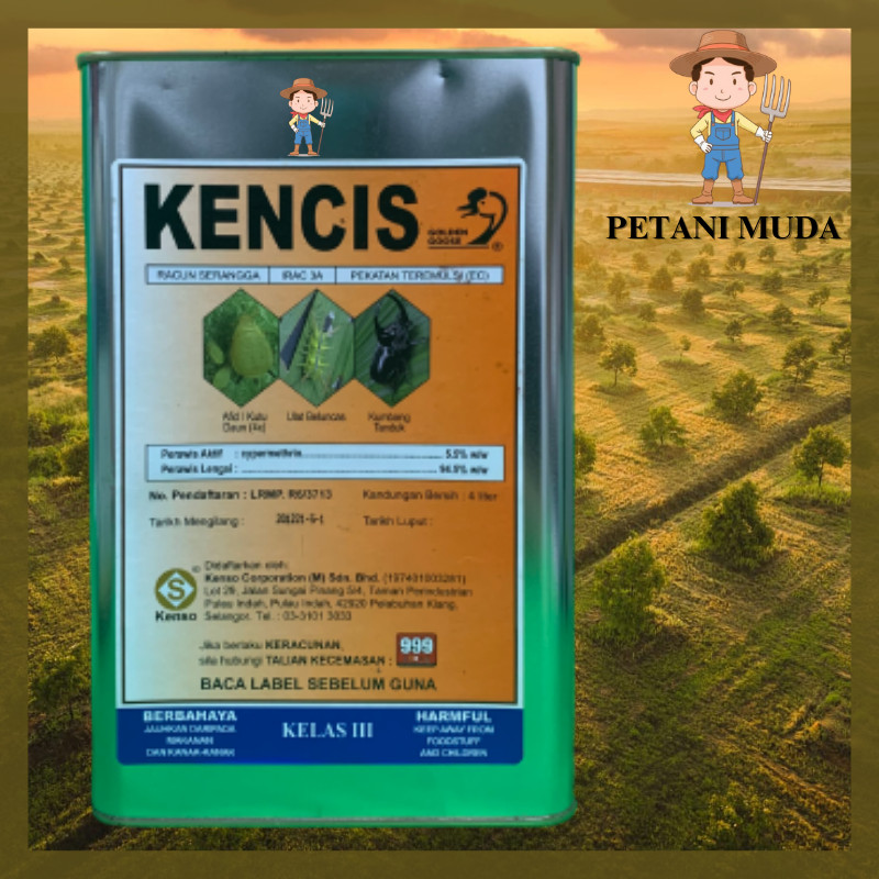 [ORIGINAL] 4L KENCIS KENSO (Sama Hextar CMC Cyper) Cypermethrine 5.5% ...