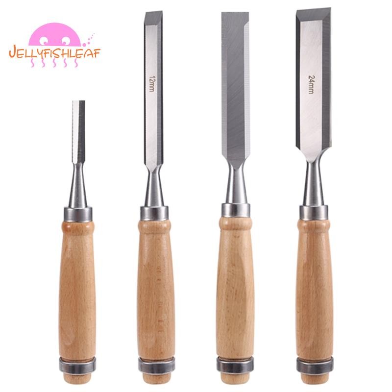 4Pcs Wood Chisels Tool Set Chrome-Vanadium Steel Wood Carving Chisels ...