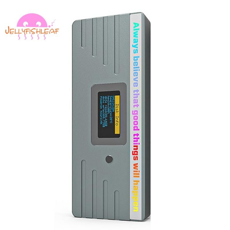 Smart M.2 NVMe / SATA SSD Enclosure, USB 3.2 Gen 2 10Gbps, External M2 ...