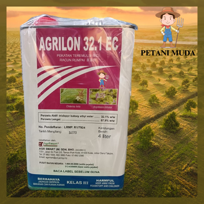 [ORIGINAL] 4L AGRILON AGR (Same Garlon / Kenlon / Ranger / Tri Ester ...