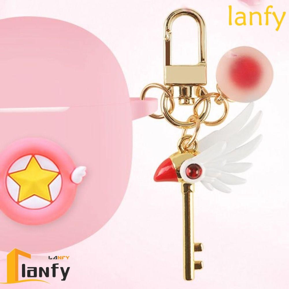 LANFY Kinomoto Sakura Keychain, Card Captor Sakura CLAMP Cardcaptor ...