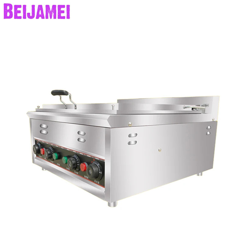 BEIJAMEI Commercial Dumpling Frying Machine Desktop Electric Single-pot ...