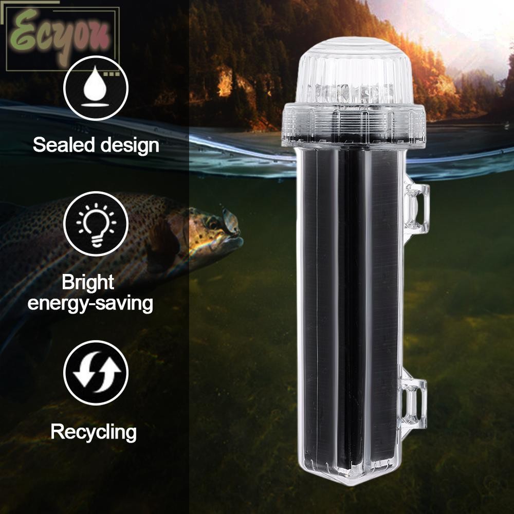 ECYOU Mark/Position Floating Flash Boat Light Powered Flashing Marine ...