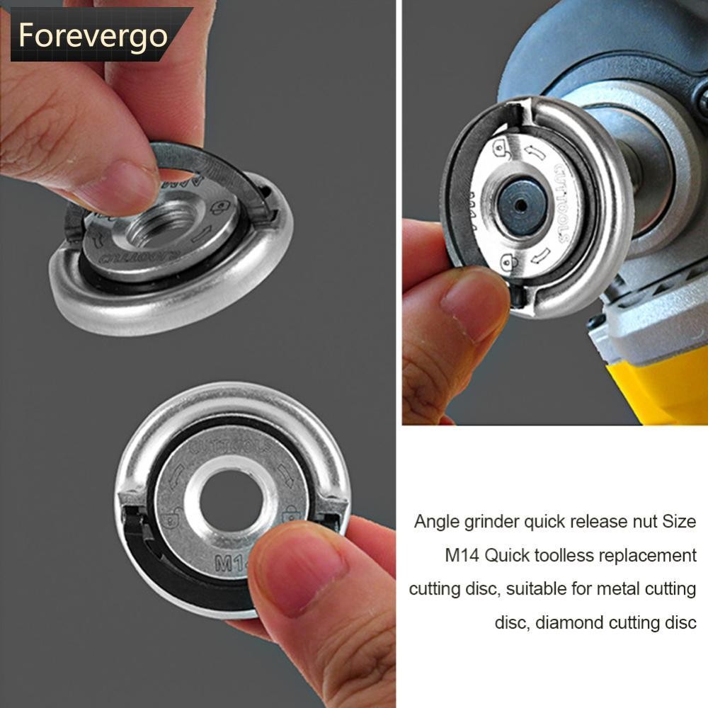 FOREVERGO M14 Angle Grinder Quick Release Self-Locking Grinder Pressing ...