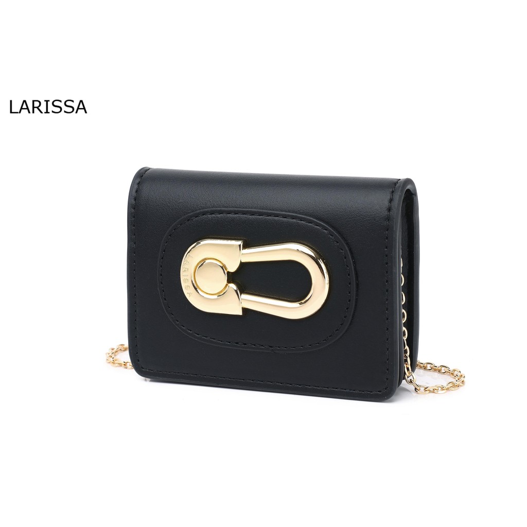 ZYRA-LARISSA TULIP METAL BUCKLE CLASSY CHAIN SMALL SLING WALLET FASHION ...