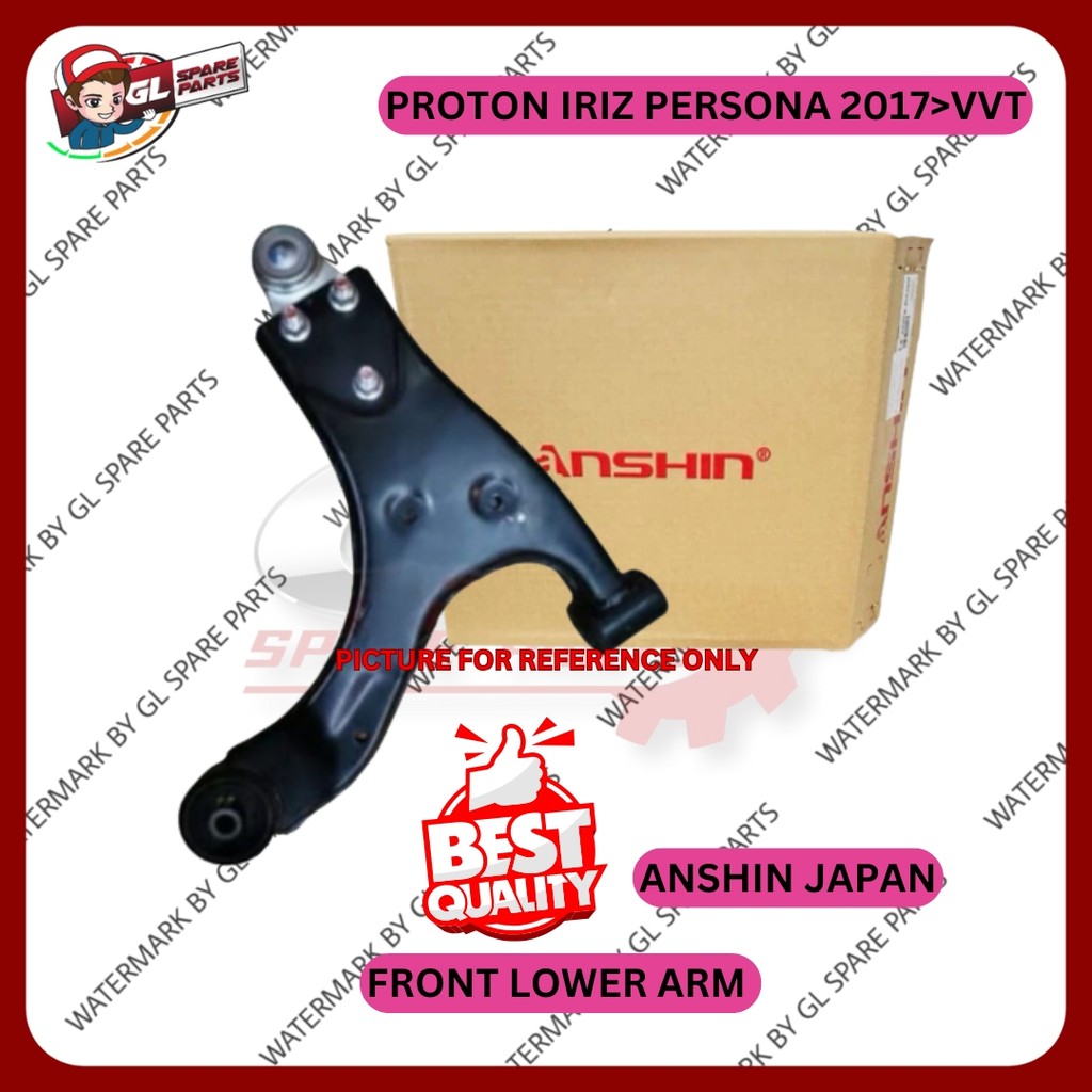 (ANSHIN JAPAN) FRONT LOWER ARM PROTON IRIZ PERSONA 2016> VVT NEW (WITH ...