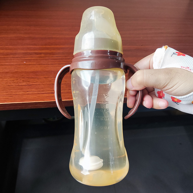 Newborn Wide Neck Milk Bottle 330ml Anti Drop And Anti-Coli PP Baby ...
