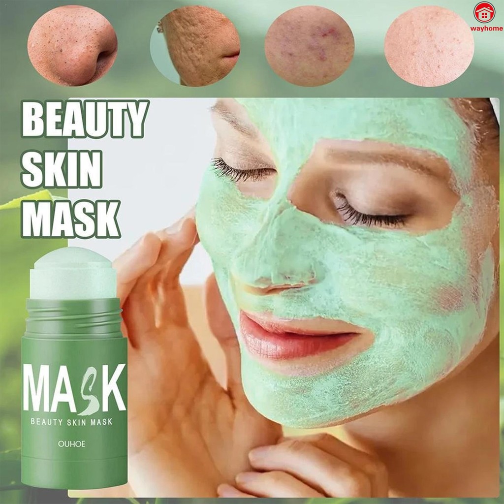 Facial Cleaning Mud Mask Pores Acne Pimple Treatment Face Clean Mask ...