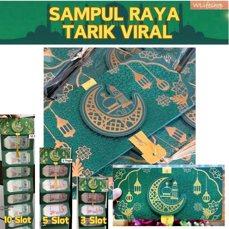 Sampul Duit Raya Tarik Viral 2025 10 Slot Sampul Raya Hari Raya Untuk ...