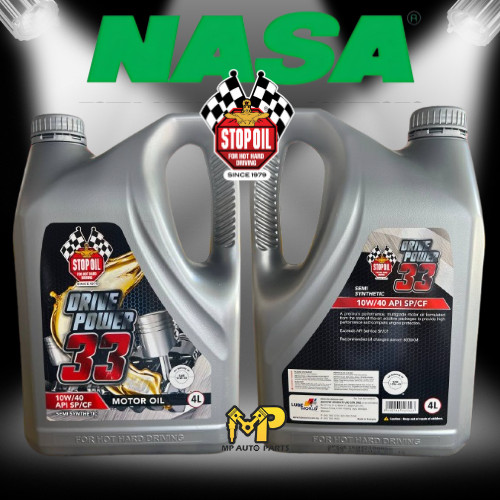 NASA / STOP OIL 10W40 POWER 33 API SP/CF - SEMI SYNTHETHIC (4L ...