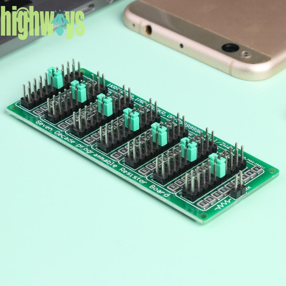 Seven Decade SMD Resistor Board Programmable Resistance Range from 1 ...