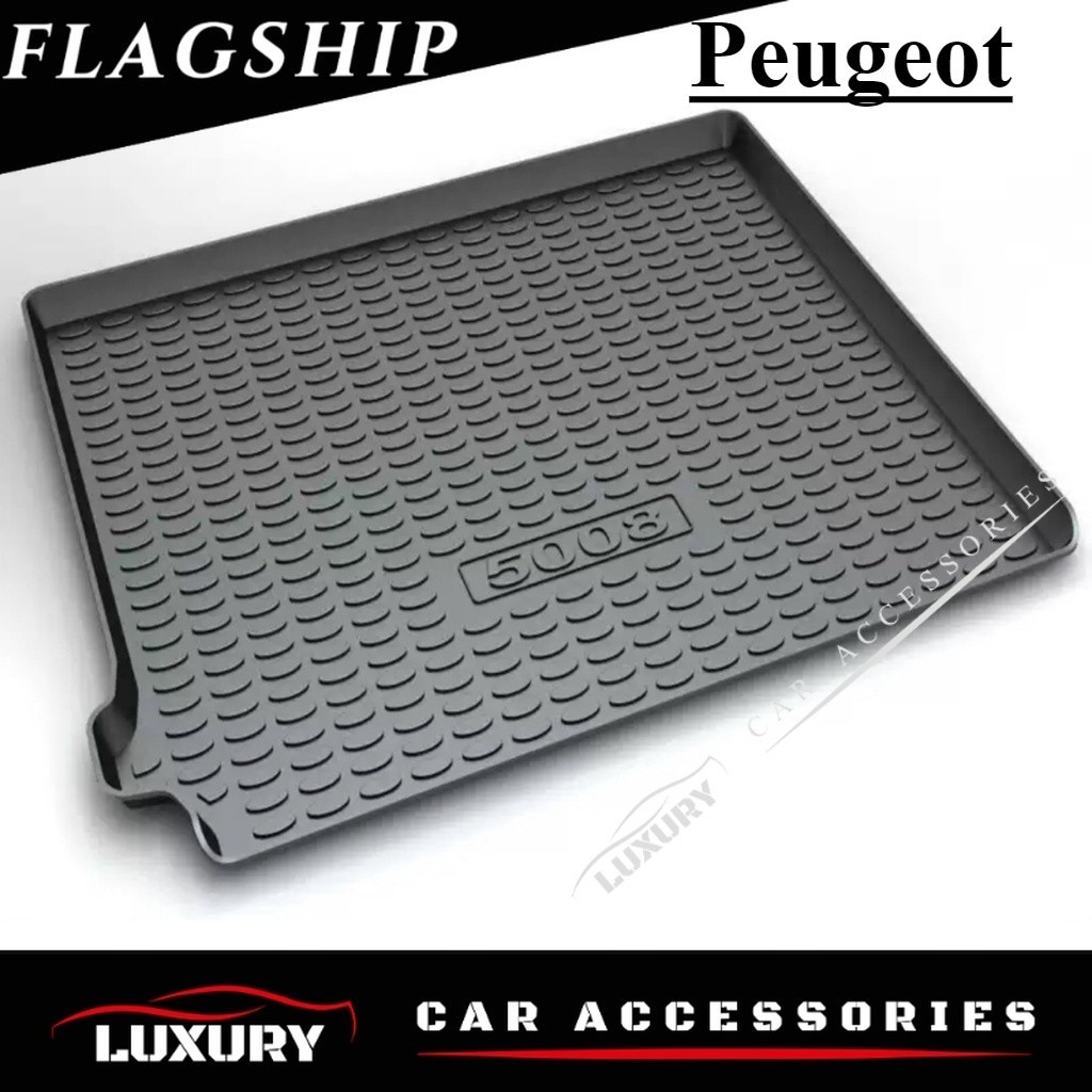 Peugeot 3008 5008 Original HPDE Non Slip Rear Trunk Boot Cargo Tray ...
