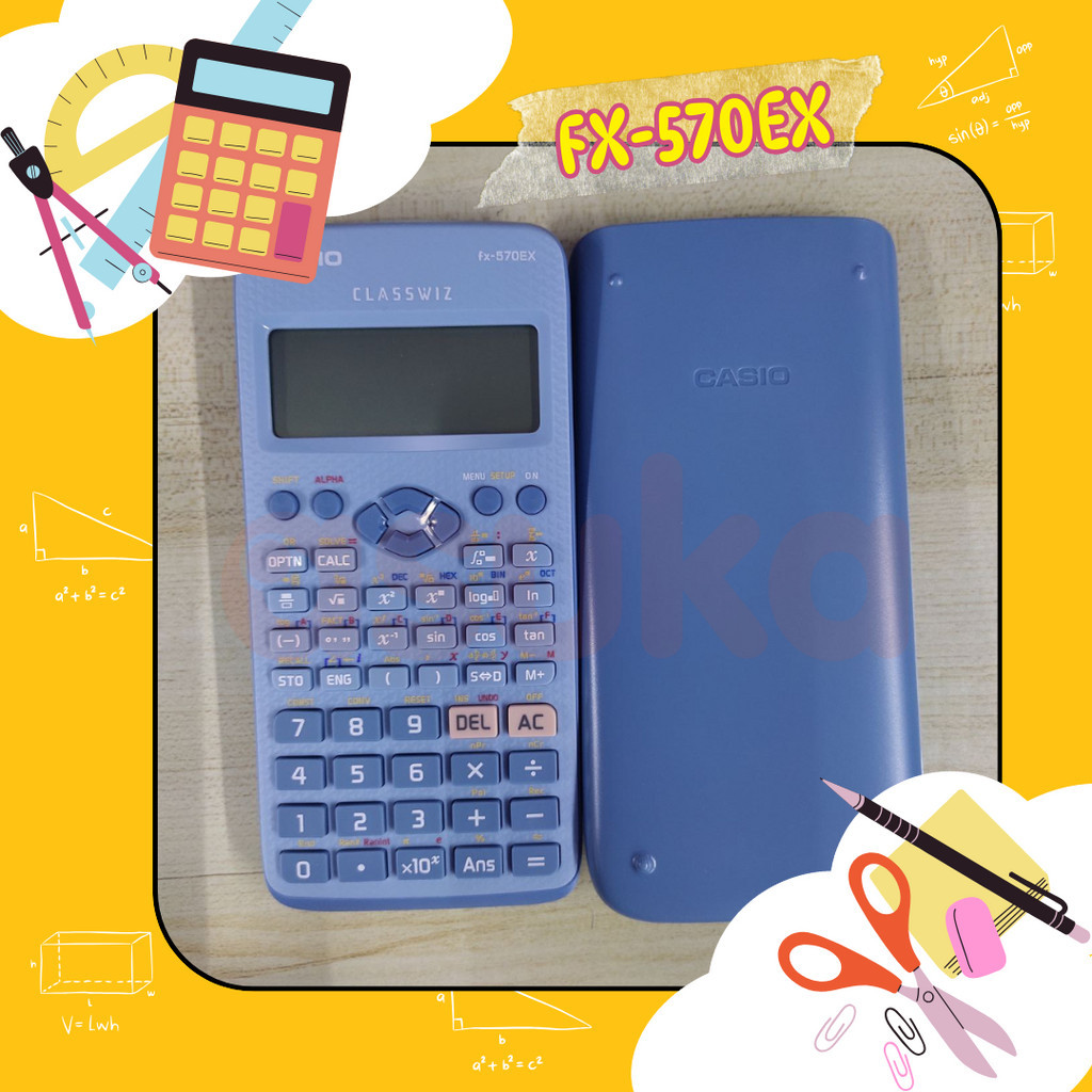 Casio fx-570EX / Casio Black fx-350ex Scientific Calculator Genuine ...