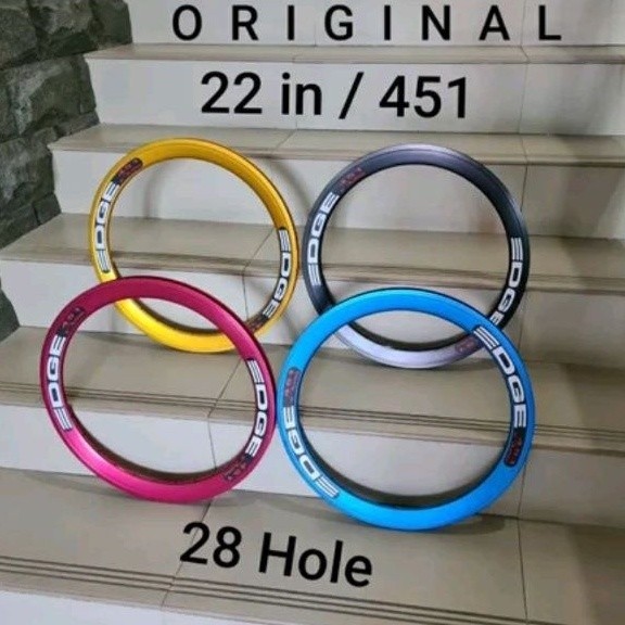 Rims Rims Rim Rims Edge size 20 plus - 20 1 3per8 451 22inch hole 28H ...