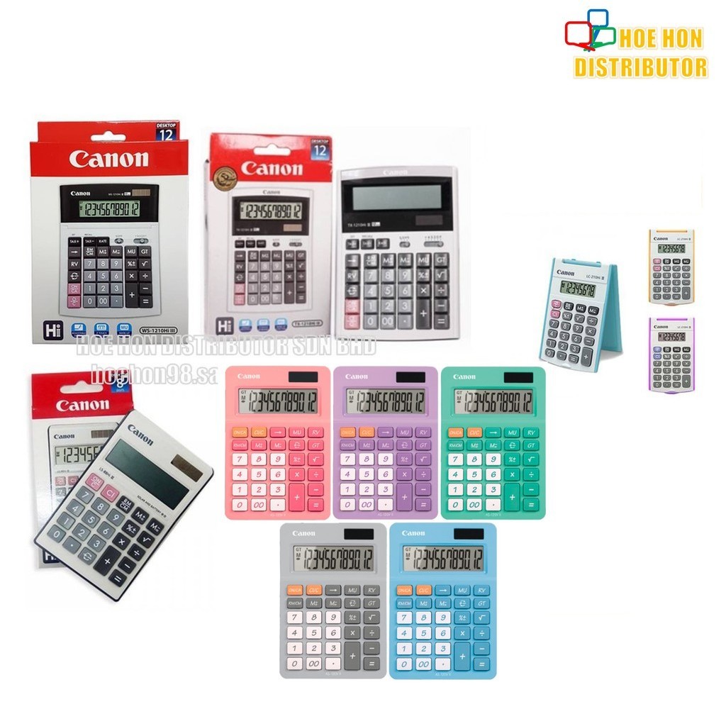 [Original] Canon Calculator LC-210 Hi III / LS-88 Hi III / AS-120V / WS ...