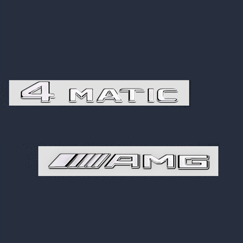 4MATIC Emblem Car Trunk Badge For Mercedes Benz AMG E C S GLC GLA GLS ...