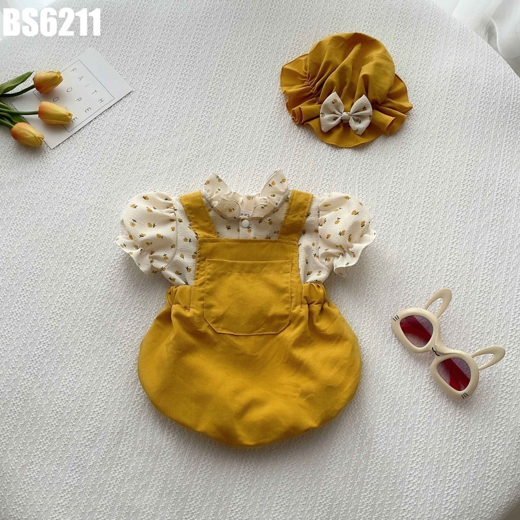 Duck Neck Shirt Set With Body Bibs For Newborn Girls 1 2 Years Old Mint ...