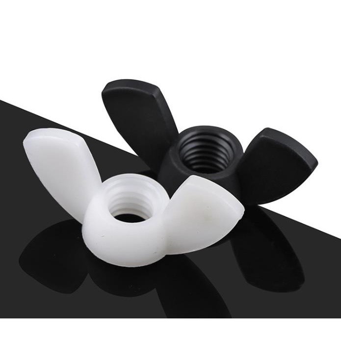 M3 M4 M5 M6 M8 M10 M12 Nylon Butterfly Nuts Plastic Wing Nut Hand ...