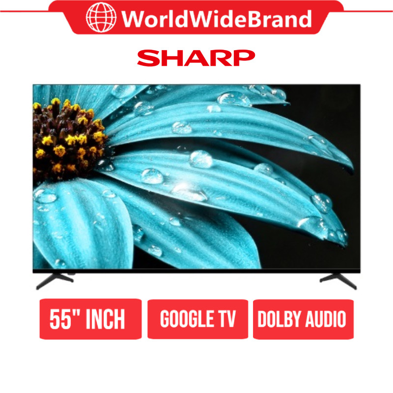 [NEW MODEL 2023] SHARP 55 INCH 4K UHD GOOGLE TV 4TC55FJ1X | Shopee Malaysia