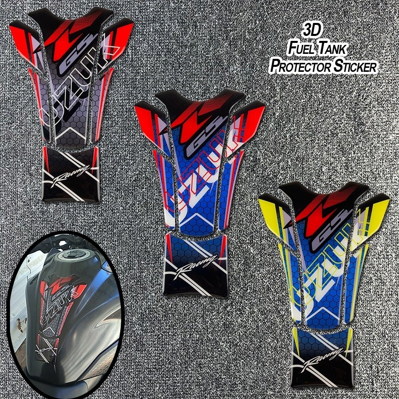3D Motorcycle Tank Pad 3M Sticker Scratch Protector Accessories Decals ...