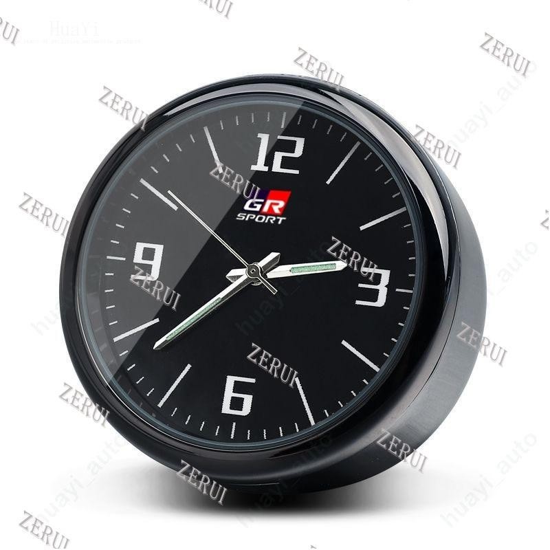 ZR For Mini Car Interior Electronic Quartz Watch Car Mini Clock For ...