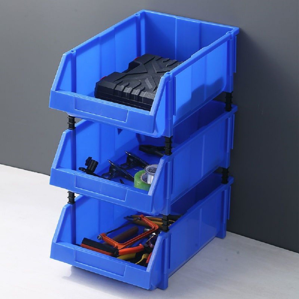 Tool storage box storage box heavy-duty stackable, nestable and hanging ...