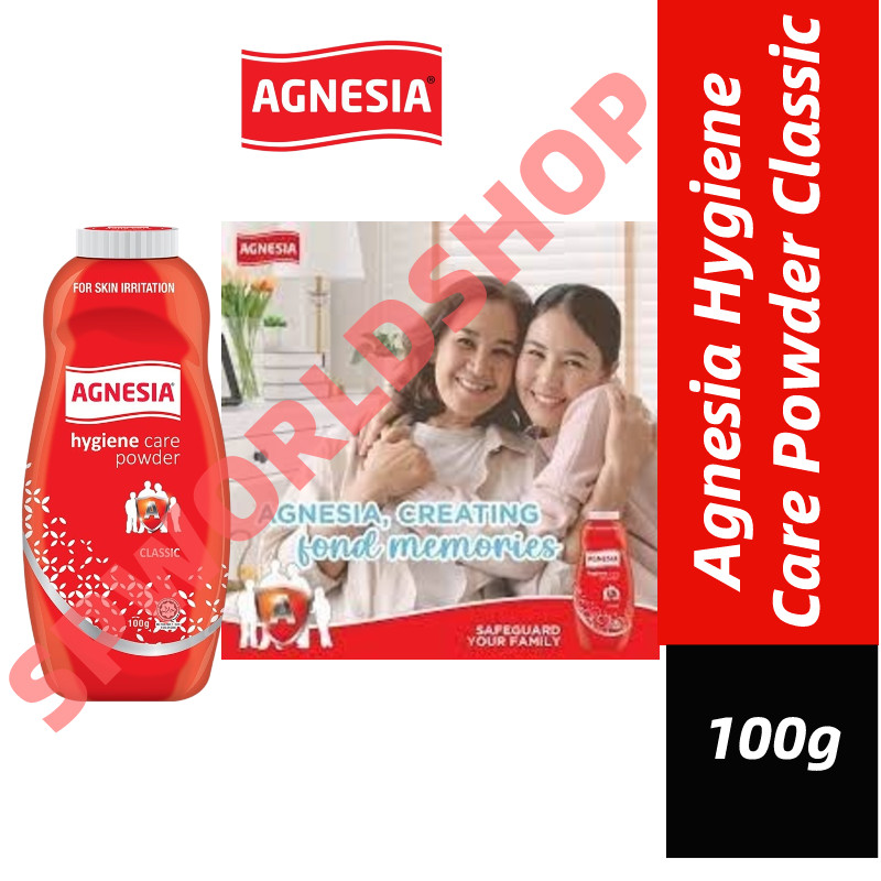 READY STOCK!!! Agnesia Hygiene Care Powder Classic (New Look) Agnesia ...