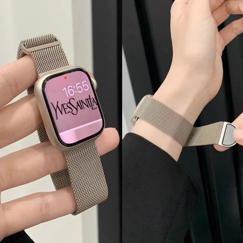 Magnetic Loop strap For Smart watch band 45mm 44mm 40mm 41mm 49mm 42mm ...