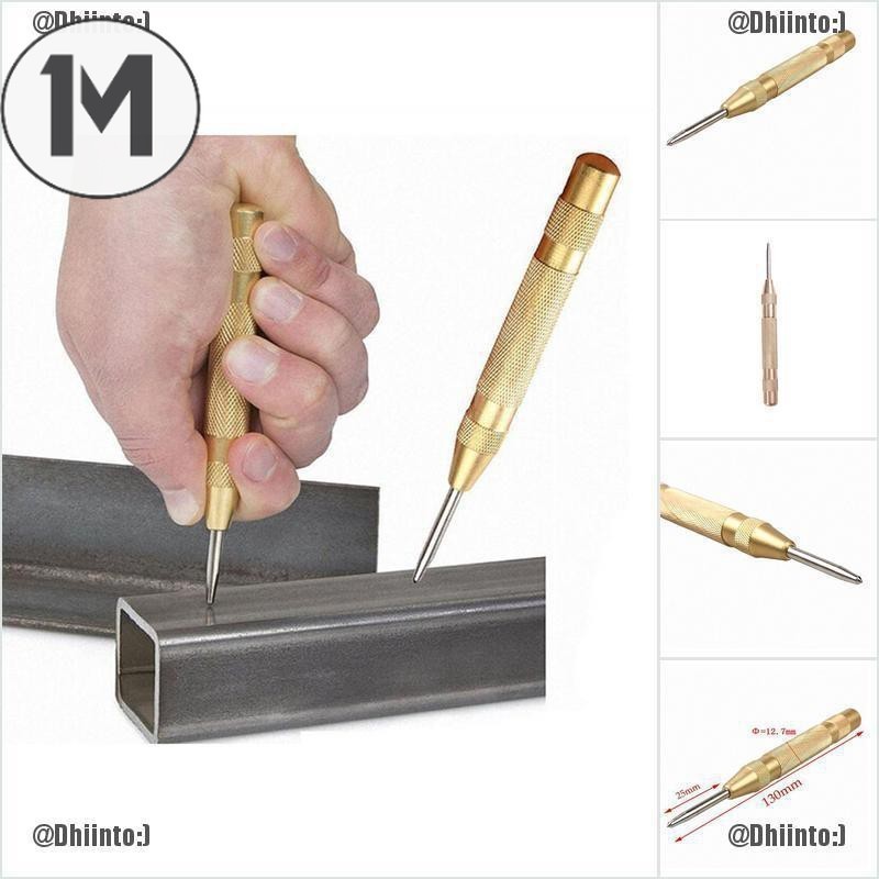 (TDST) 5 Inch Automatic Center Pin Punch Spring Loaded Mark Starting ...