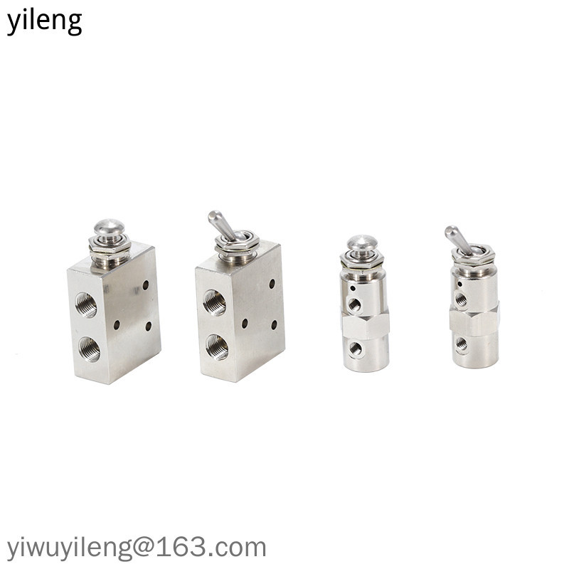 Mechanical valve pneumatic switch button air manual toggle valve TAC2 ...