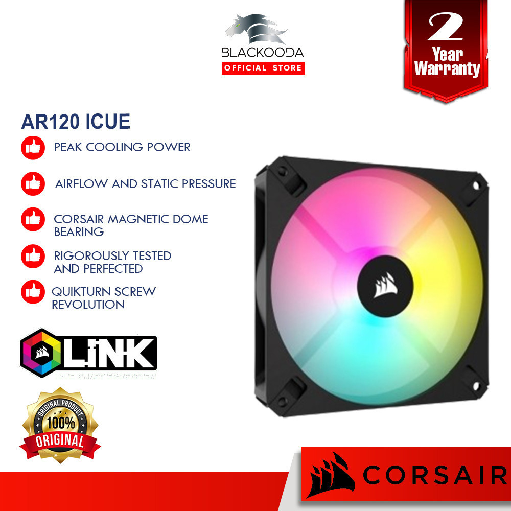 Corsair AR120 iCUE Digital RGB 120mm PWM Fan | Shopee Malaysia