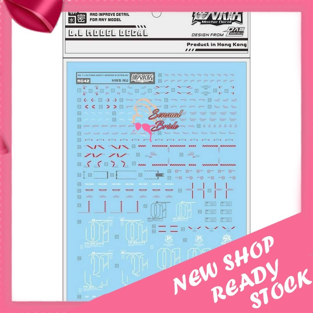 DALIN DECAL RG NU HWS HI NU DECAL RG42 | Shopee Malaysia