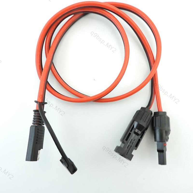 SAE Connector 2 Pin Battery 12AWG 0.3M 1M 12V 48V DC SAE Cable to Solar ...