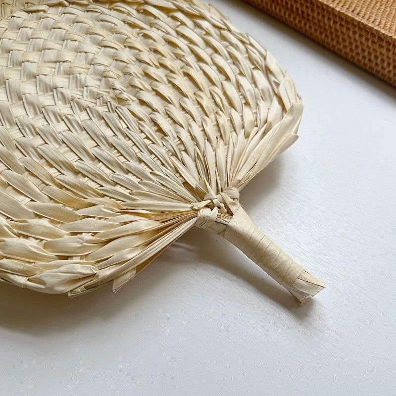 Handmade Grass Woven Fan Natural Woven Palm Leaf Aromatic Pandan Hand ...