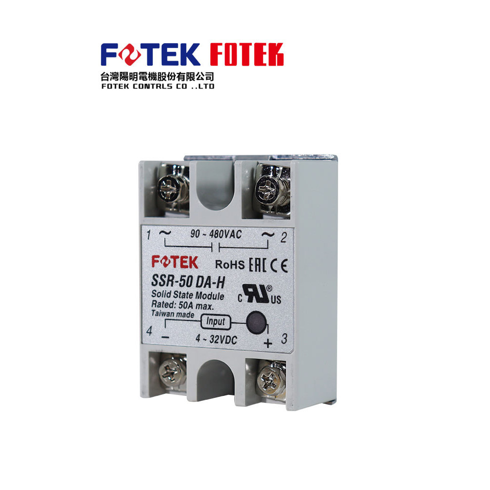 Fotek Taiwan Yangming Single Phase Solid State Relay SSR-40DA-H/10DD/40AA// 75DA-H | Shopee Malaysia