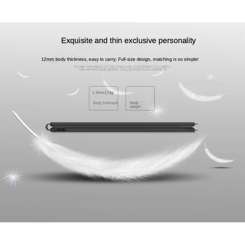 Jomaa Foldable Wireless Keyboard Mini Bluetooth Compati Rechargeable Keyboard Ergonomics Folding