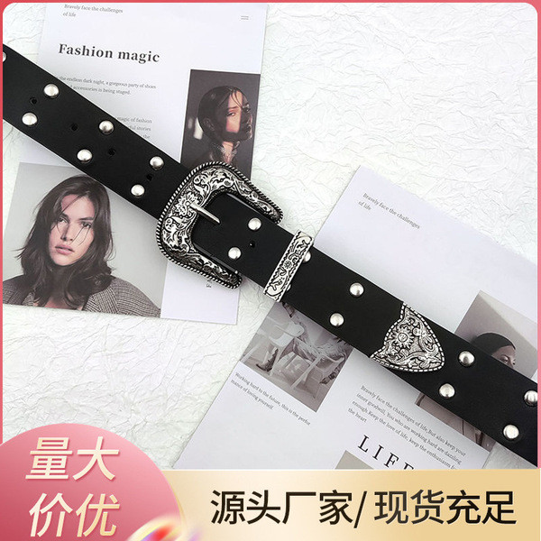 belt woman tali pinggang tradisional tali pinggang perempuan Y2k Rivet ...