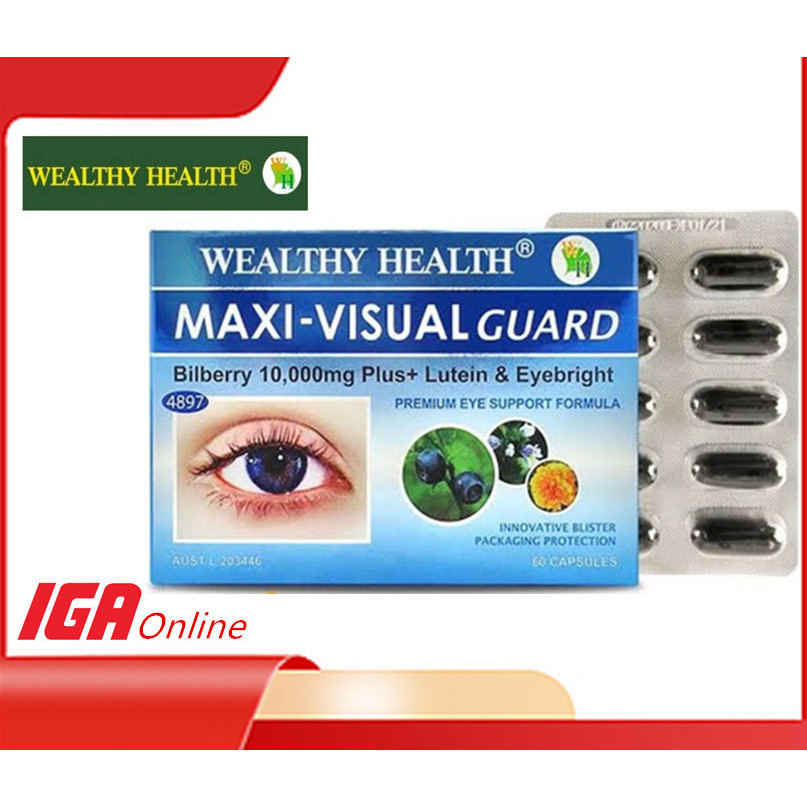 [EXP 09/2027] Wealthy Health Maxi-Visual Guard Eye Support ( 60 ...