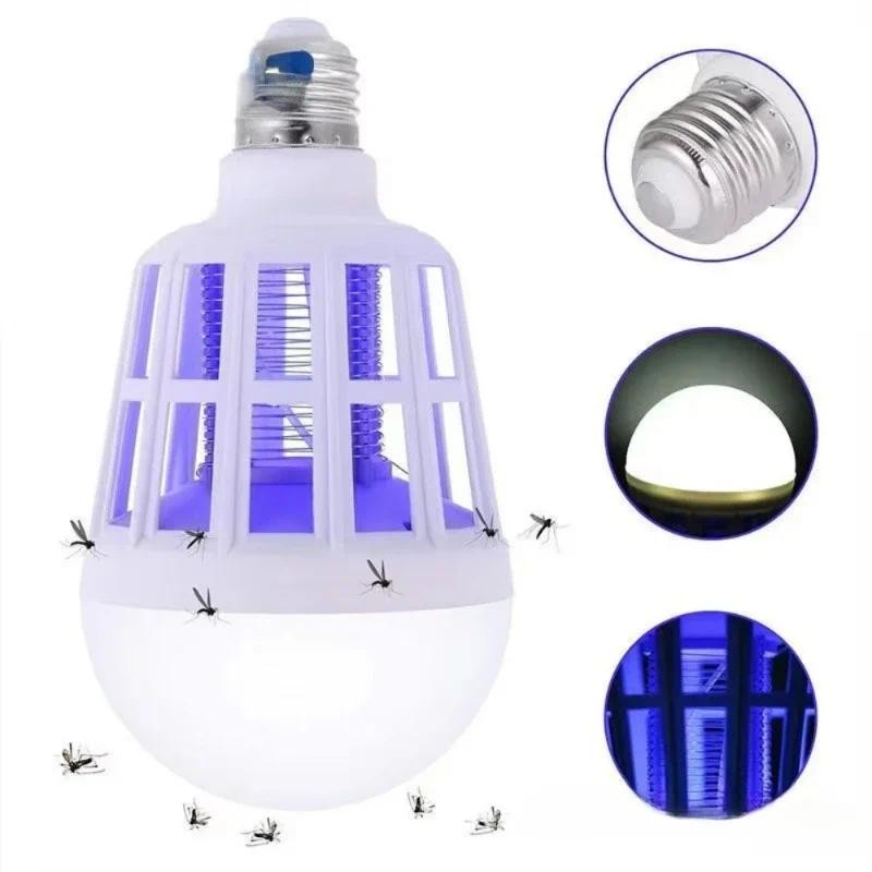 LED Bulb Mosquito Killer Lamp Bulbs LED Electric Shock Mosquito Killer ...